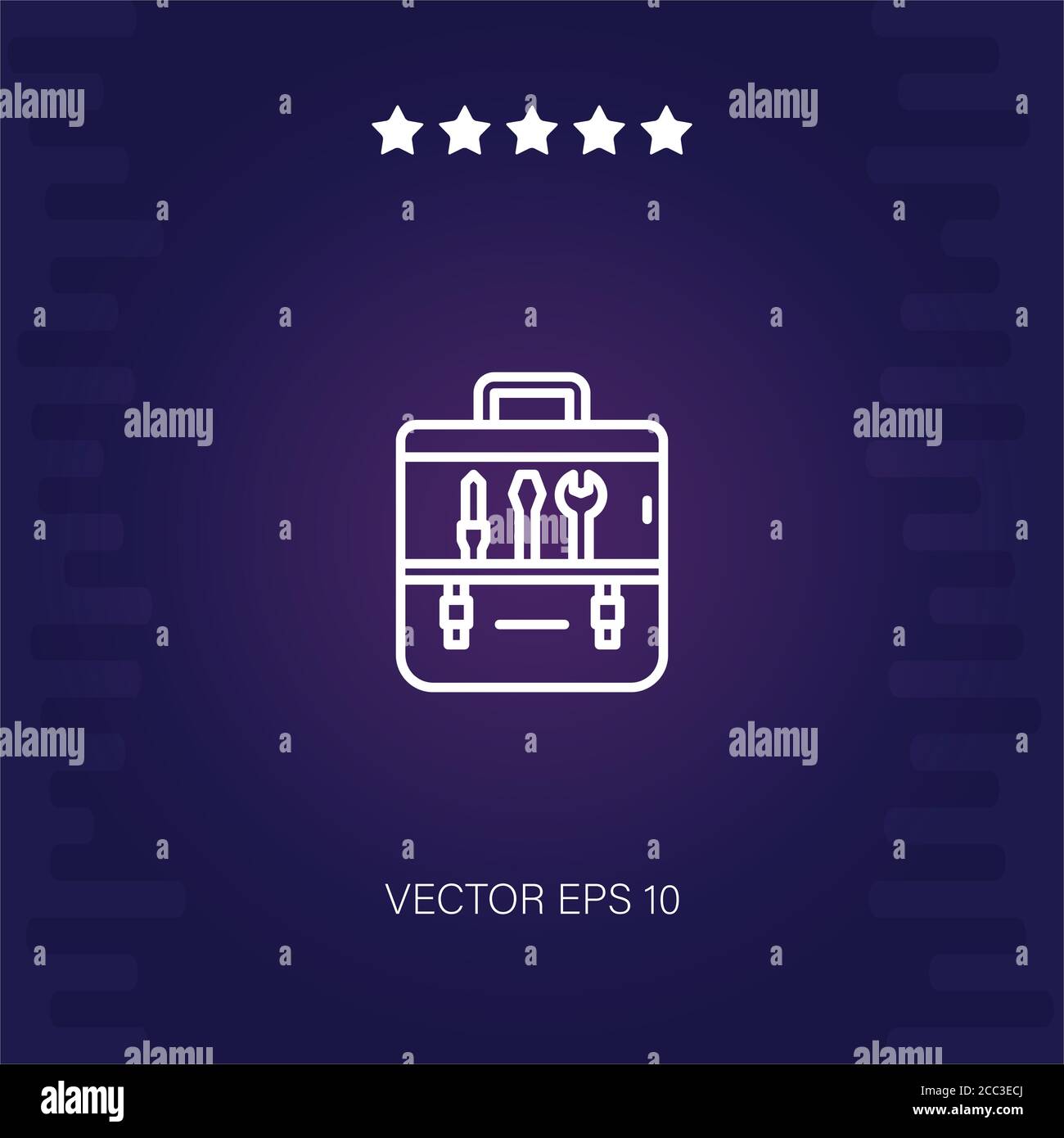 toolbox vector icon modern illustration Stock Vector Image & Art - Alamy