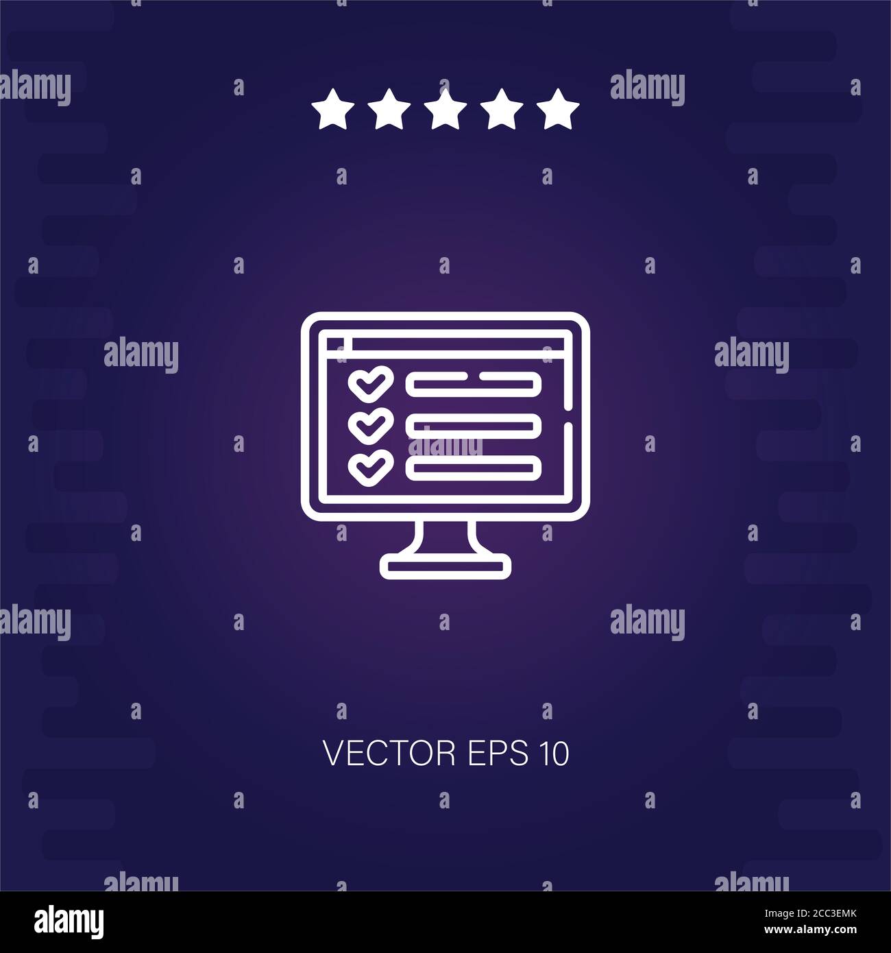 exam vector icon modern illustration Stock Vector Image & Art - Alamy