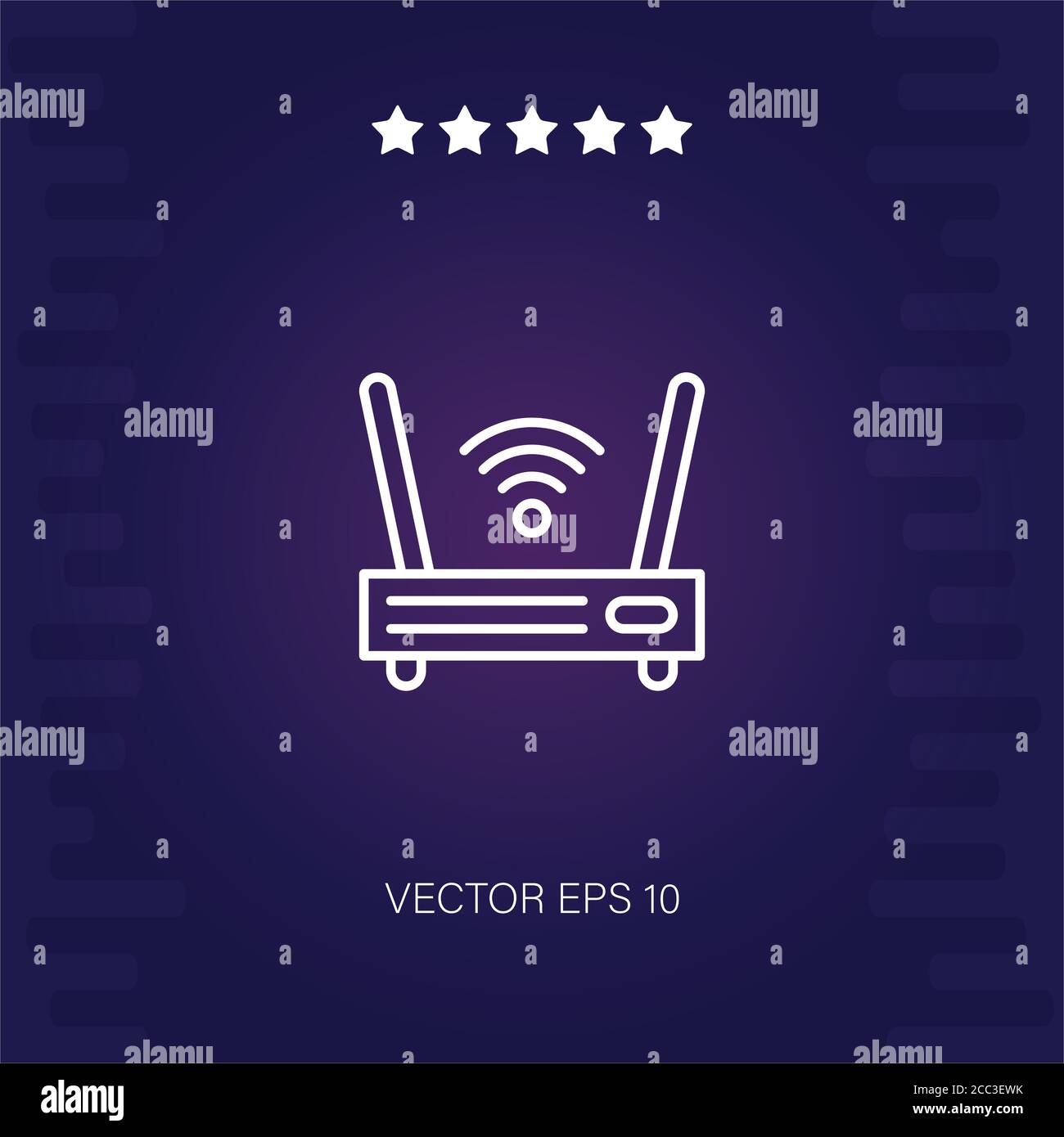 wifi router vector icon modern illustration Stock Vector Image & Art ...