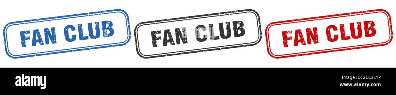 Fan club stamp Stock Vector Images - Alamy