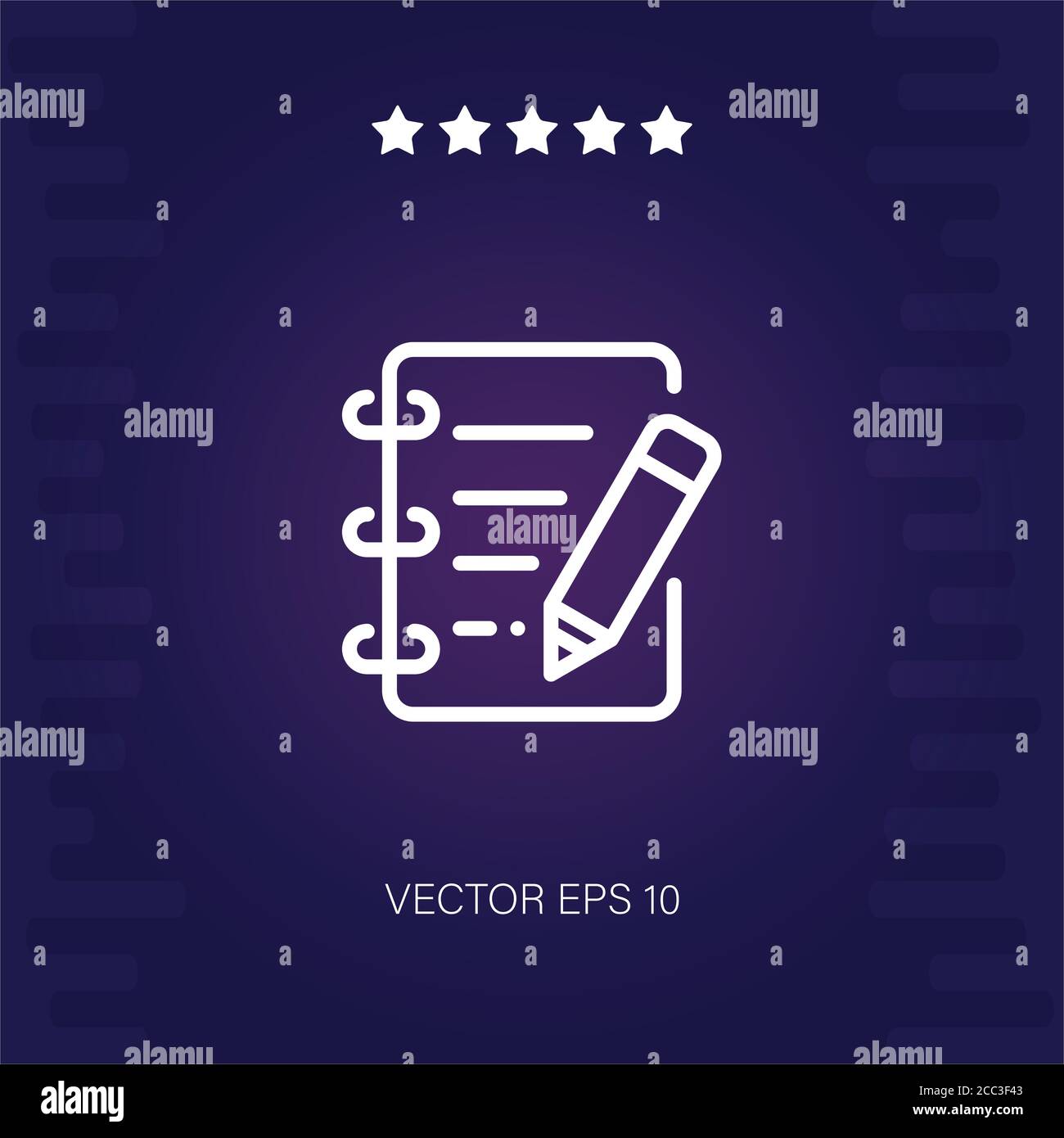 edit vector icon modern illustration Stock Vector Image & Art - Alamy