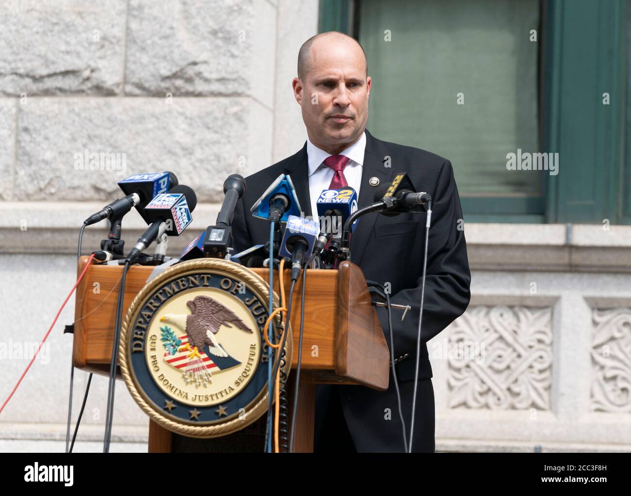 New York, NY - August 17, 2020: ATF Acting Special Agent-in-Charge ...