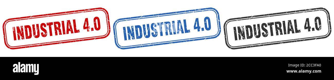 4 0 industry red Stock Vector Images - Alamy