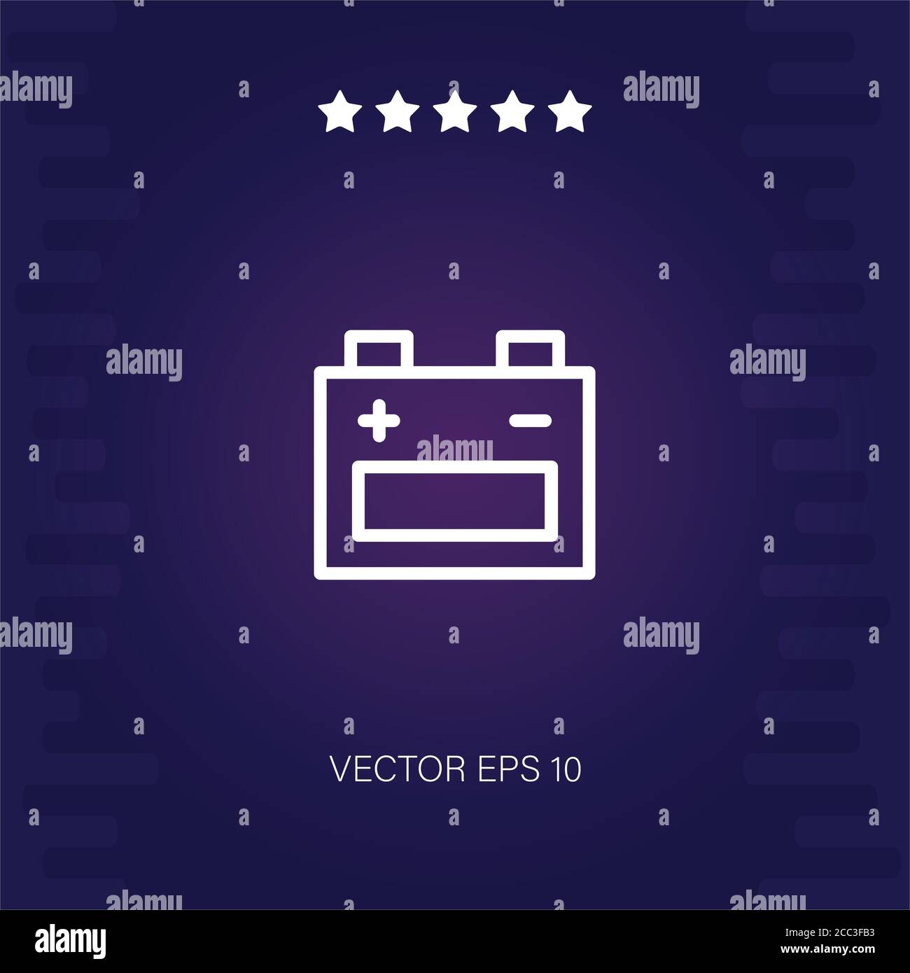 battery vector icon modern illustration Stock Vector Image & Art - Alamy