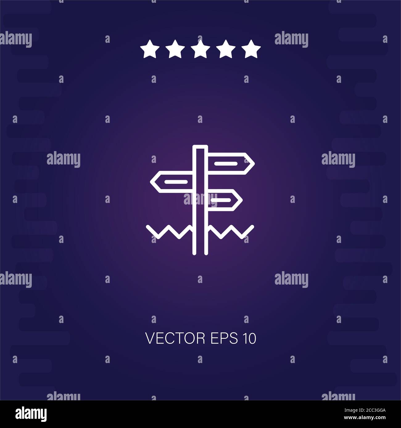 directions vector icon modern illustration Stock Vector Image & Art - Alamy