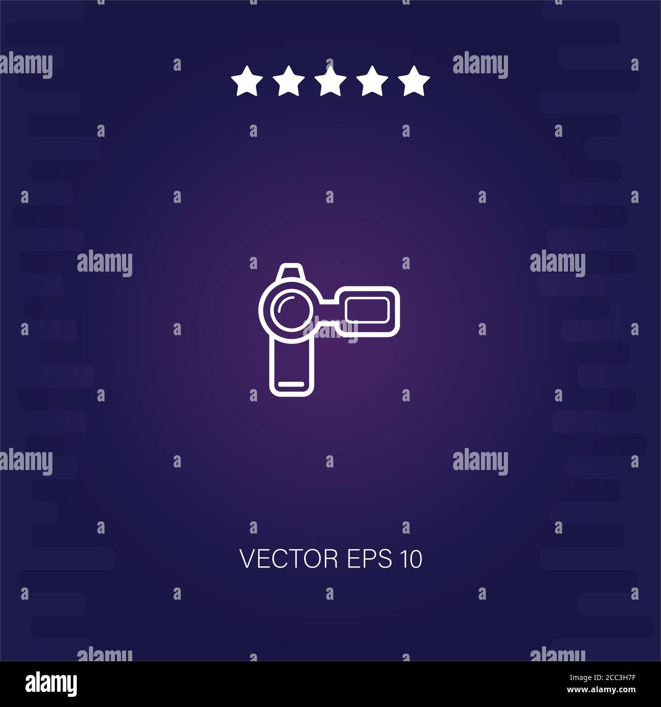 frontal video camera vector icon modern illustration Stock Vector Image ...