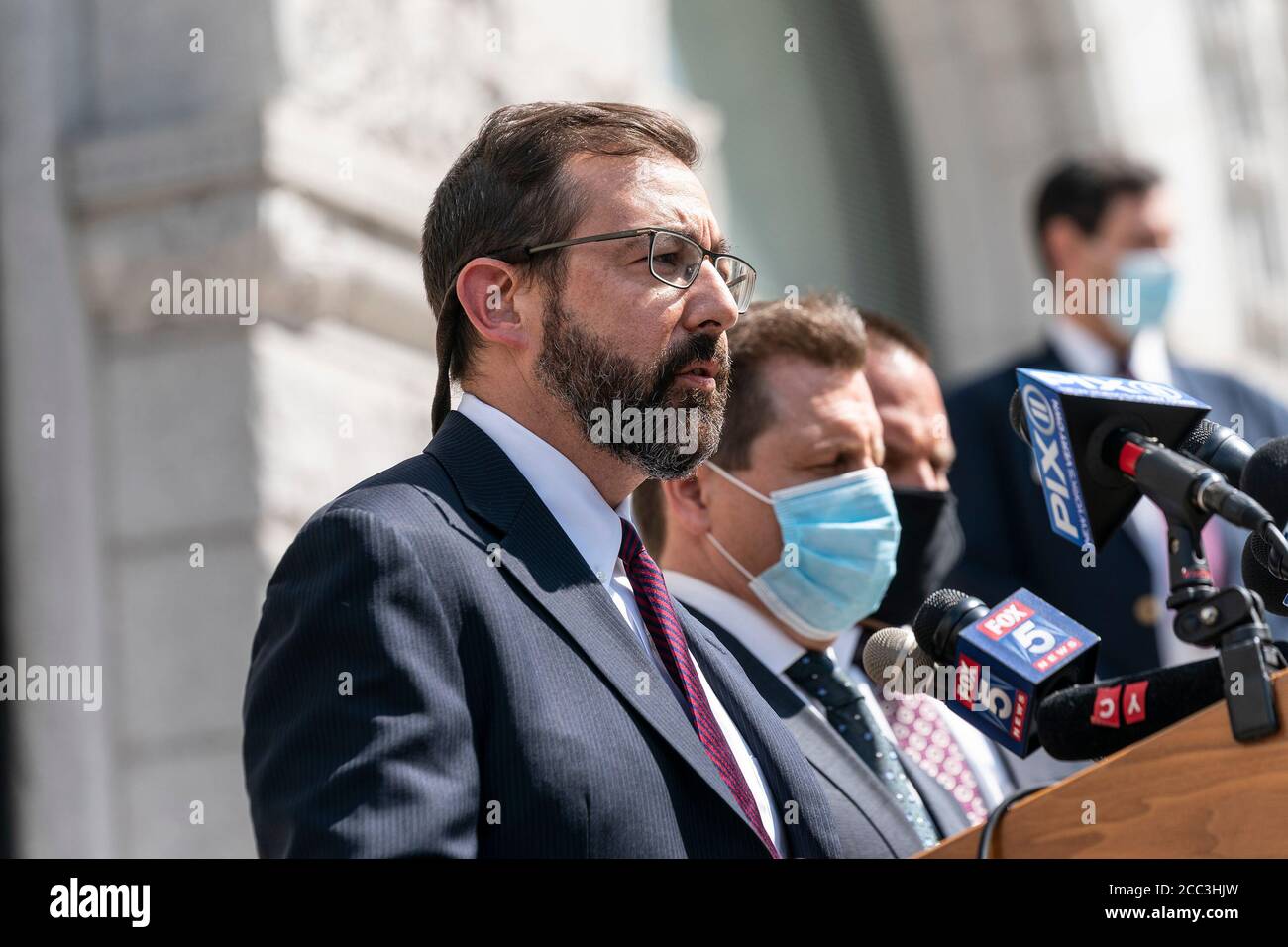 Brooklyn, New York, USA. 17th Aug 2020. Acting U.S. Attorney Seth ...