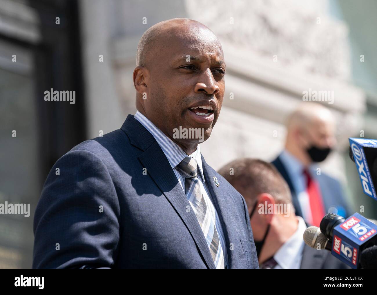 Brooklyn, New York, USA. 17th Aug 2020. NYPD Chief of Detectives Rodney ...