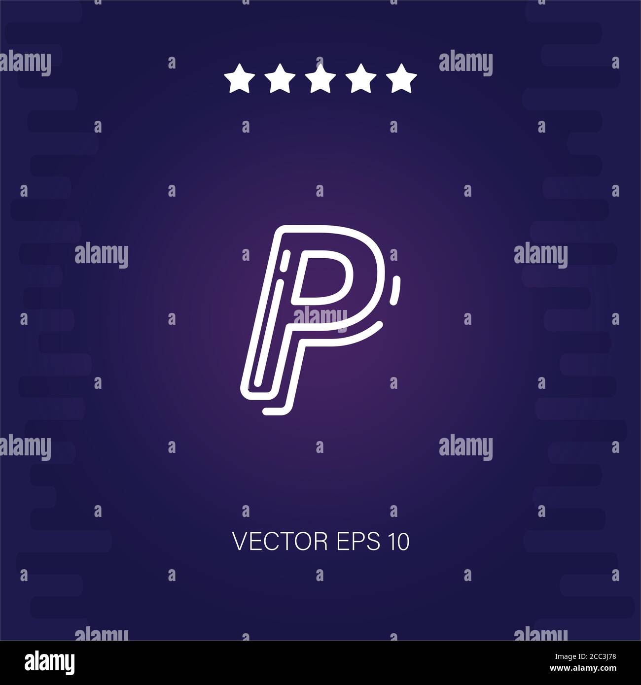 paypal vector icon modern illustration Stock Vector Image & Art - Alamy