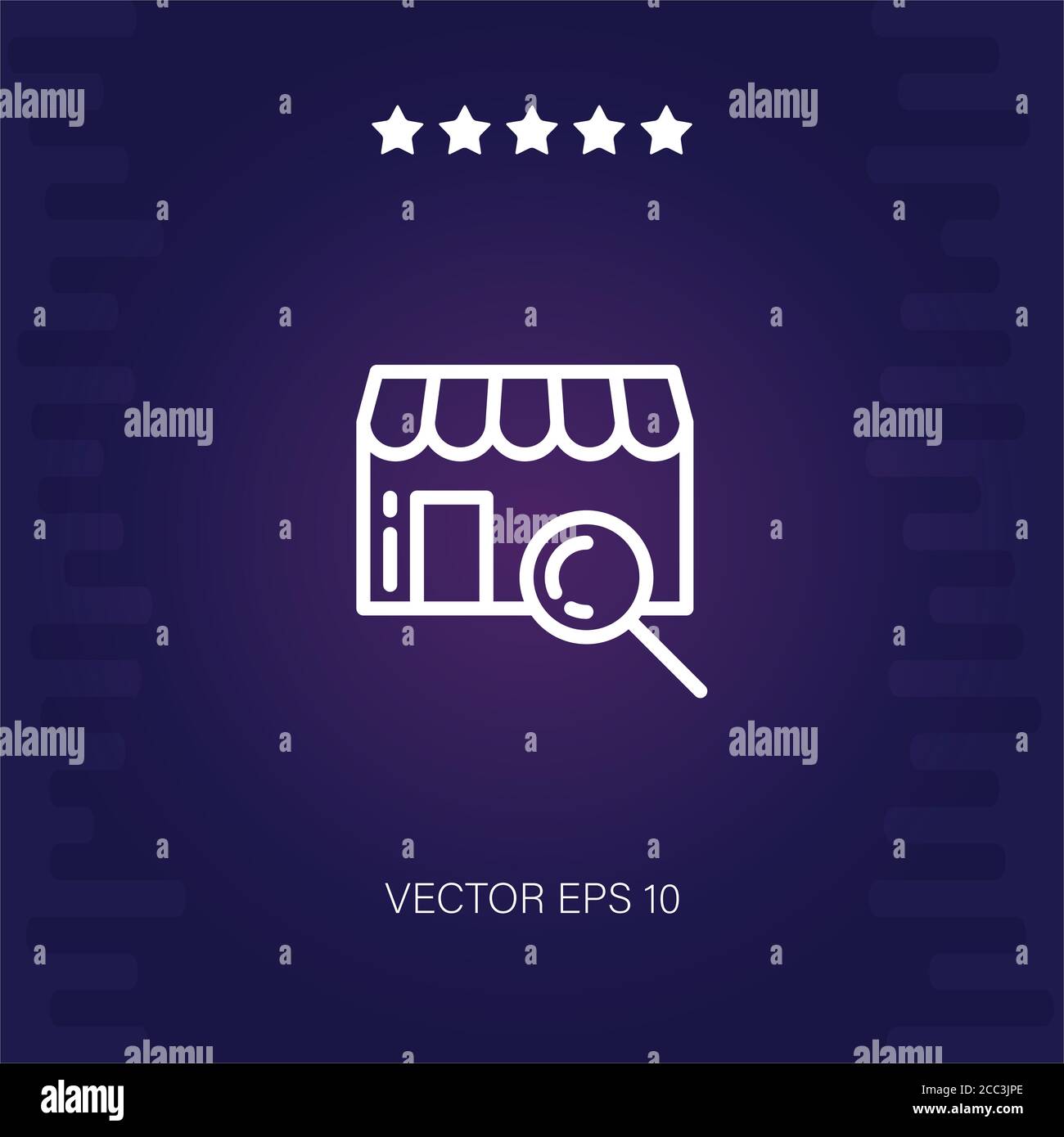shop vector icon modern illustration Stock Vector Image & Art - Alamy