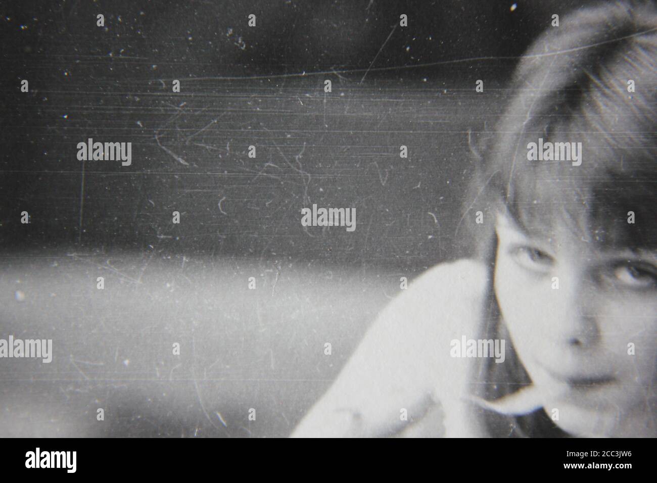 Fine 1970s vintage black and white photography of an oblivious and self ...