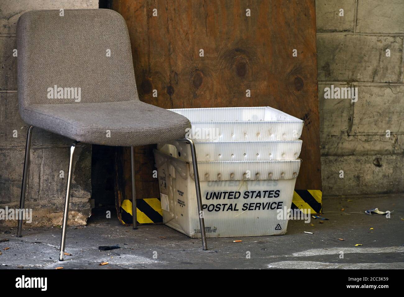 Usps truck inside hi-res stock photography and images - Alamy