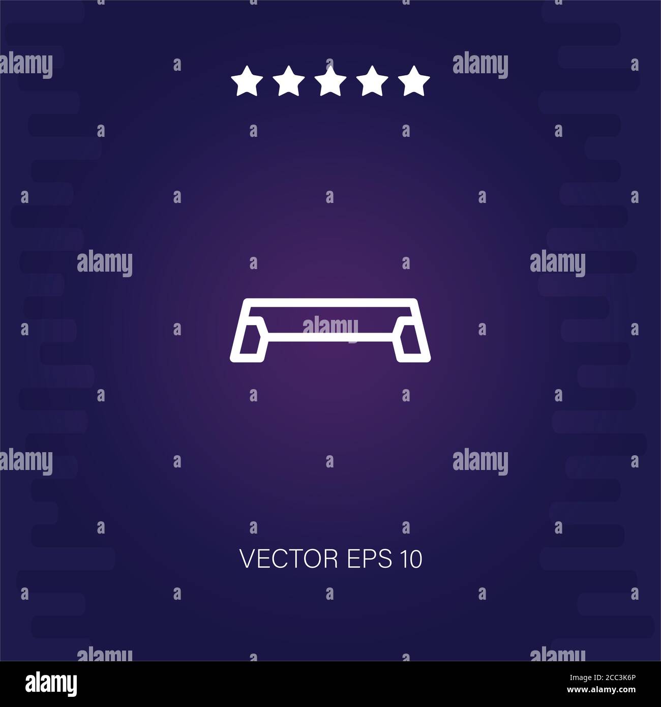 step platform vector icon modern illustration Stock Vector Image & Art ...