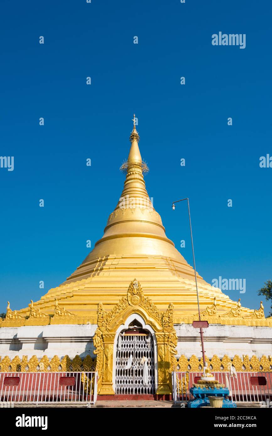 Lumbini, Nepal - Myanmar Golden Temple in Lumbini, Nepal. Lumbini, the ... Lumbini, Nepal - Myanmar Golden Temple in Lumbini, Nepal. Lumbini, the ...