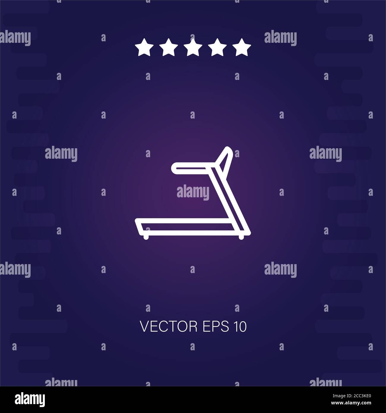 treadmill vector icon modern illustration Stock Vector Image & Art - Alamy