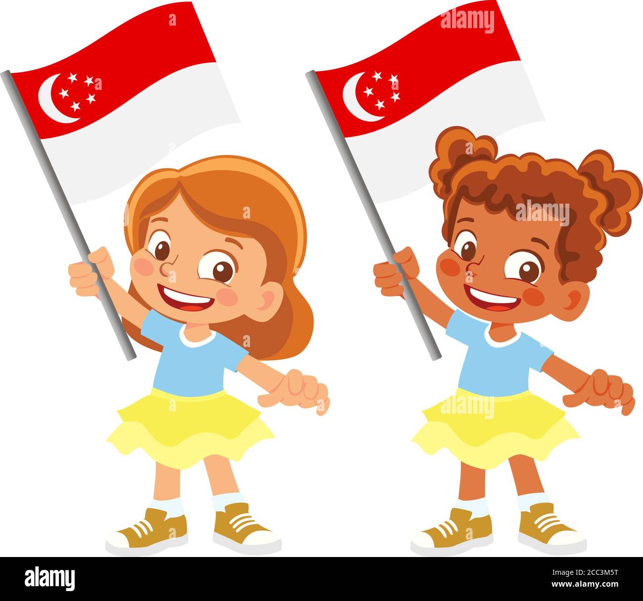 Singapore character Stock Vector Images - Alamy