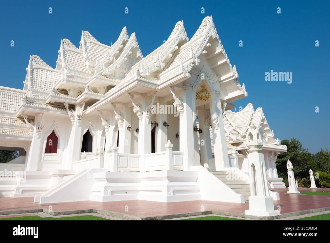 Lumbini, Nepal - The Royal Thai Monastery in Lumbini, Nepal. Lumbini ...