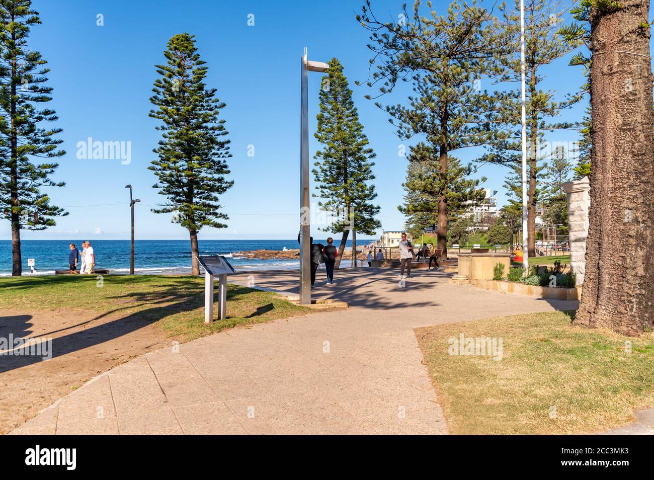 Sydney NSW Australia May 19th 2020 - Park in front of Dee Why Beach on ...