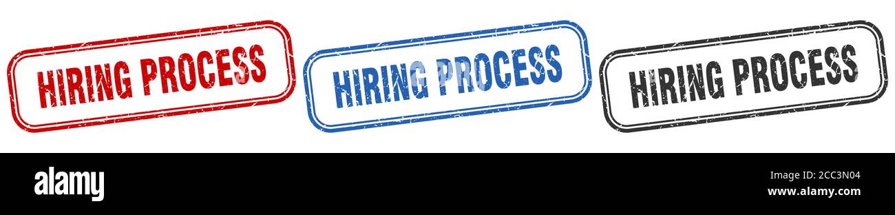Hiring process stamp hi-res stock photography and images - Alamy