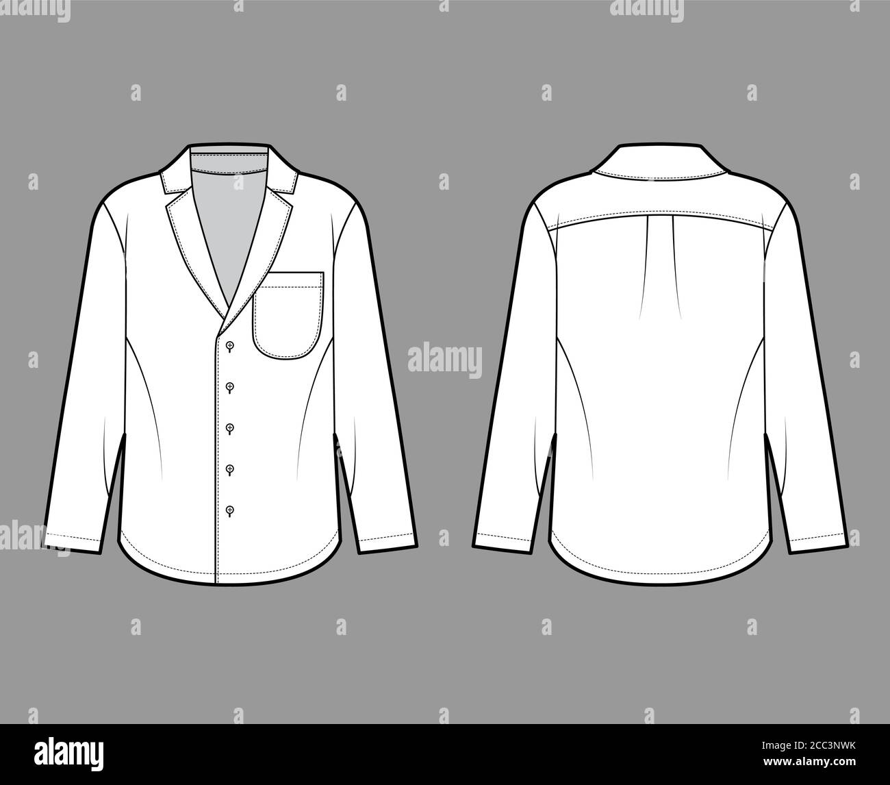 Pointed sleeves Stock Vector Images - Alamy