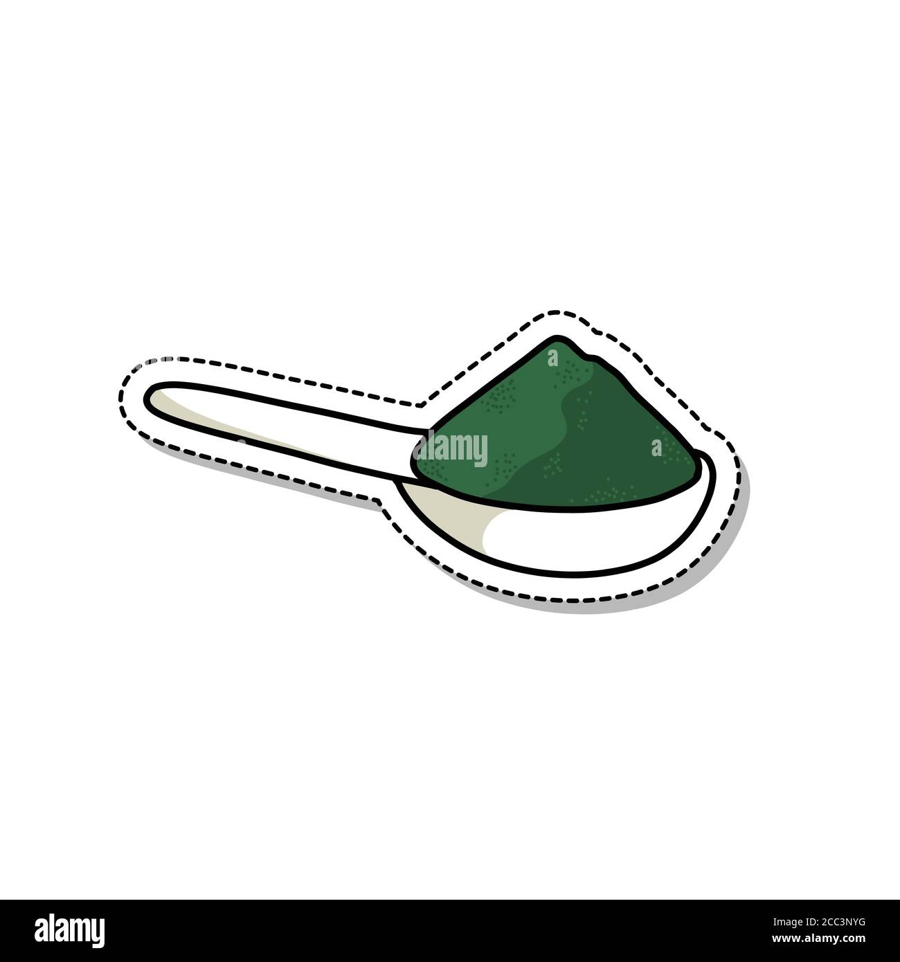 Natural organic spirulina algae Stock Vector Images - Alamy