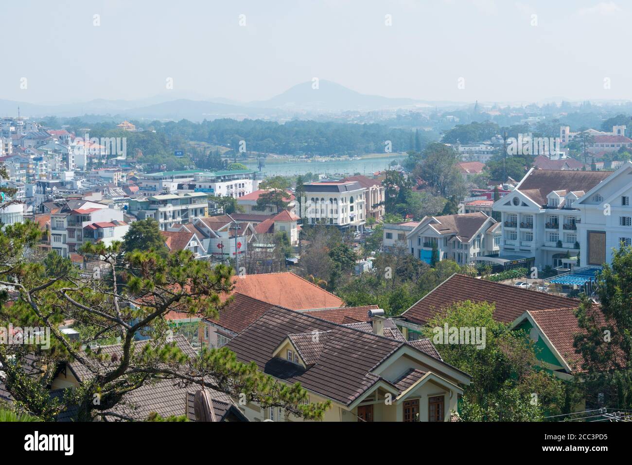 Dalat, Vietnam - Dalat City view from Crazy House. a famous tourist ...