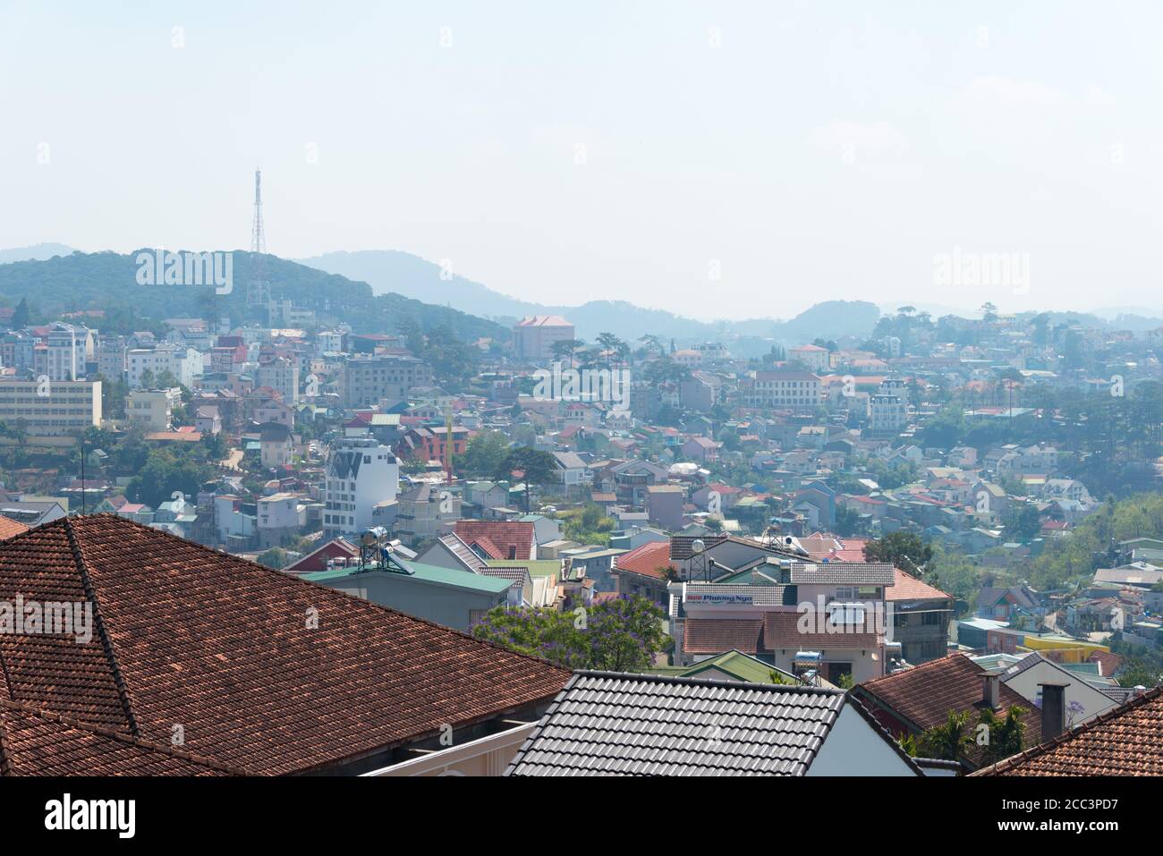 Dalat, Vietnam - Dalat City view from Crazy House. a famous tourist ...
