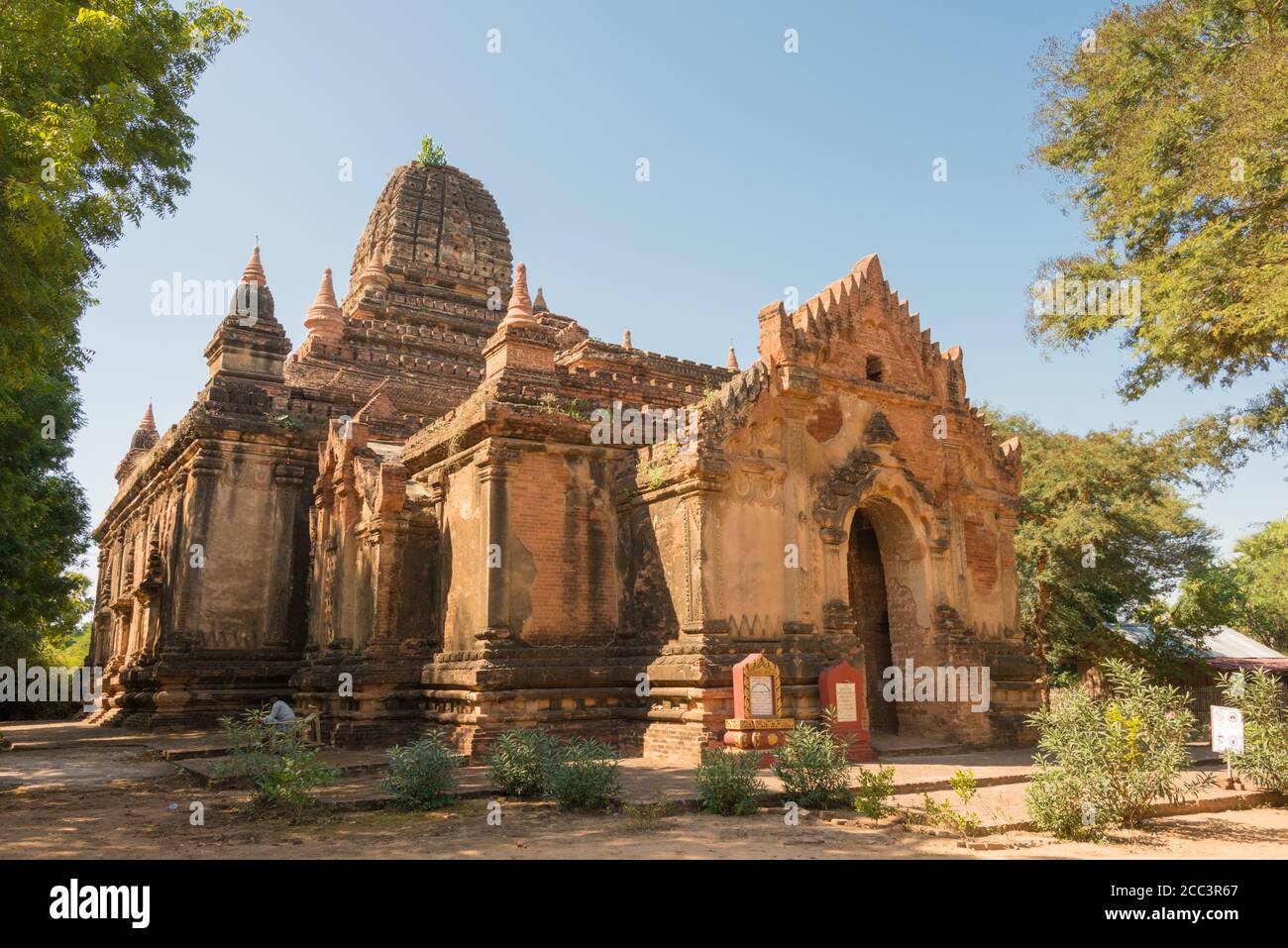 Bagan, Myanmar - Bagan Archaeological Area and Monuments. a famous ...