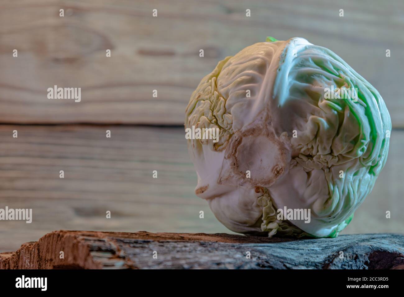 Fresh cabbage. It serves to prepare various culinary dishes, such as ...