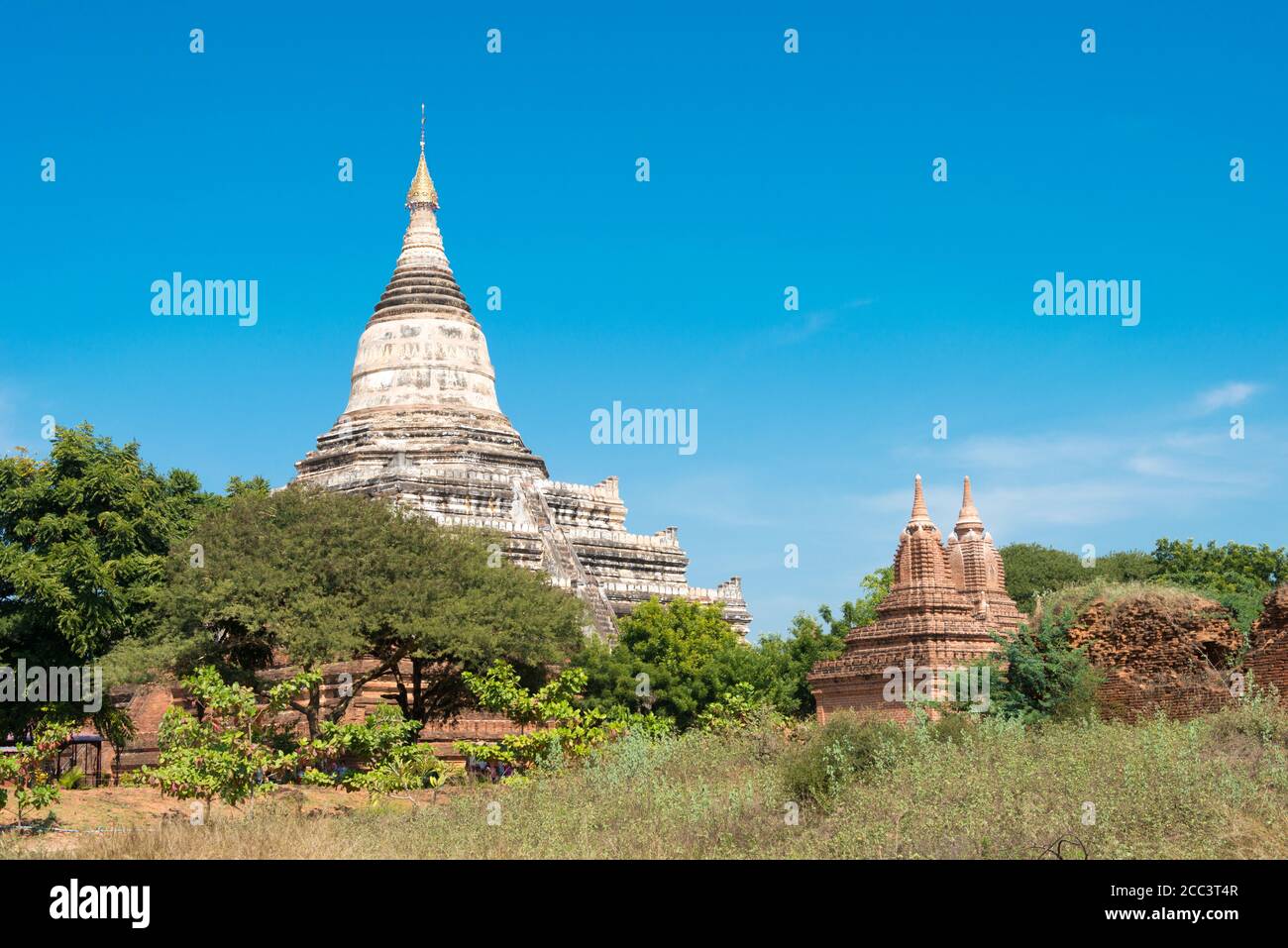 Bagan, Myanmar - Bagan Archaeological Area and Monuments. a famous ...