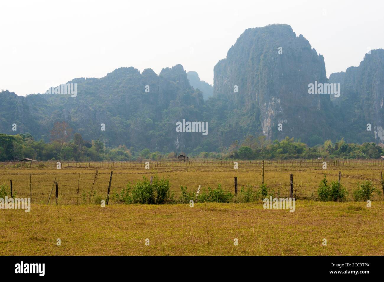 Vang Vieng, Laos - Nature image of Vang Vieng. a famous Landscape in ...