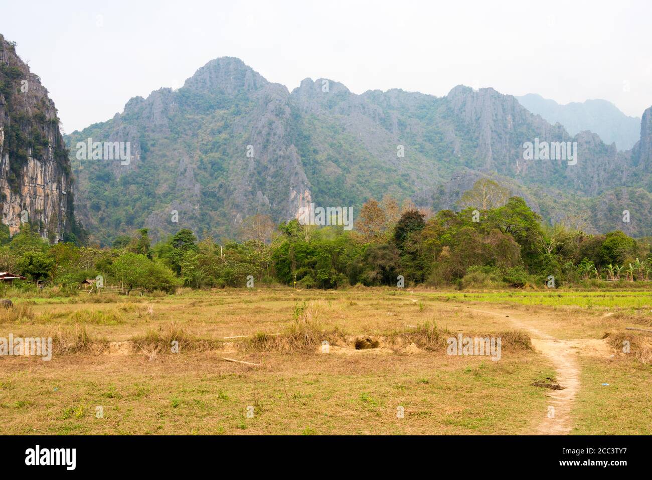Vang Vieng, Laos - Nature image of Vang Vieng. a famous Landscape in ...