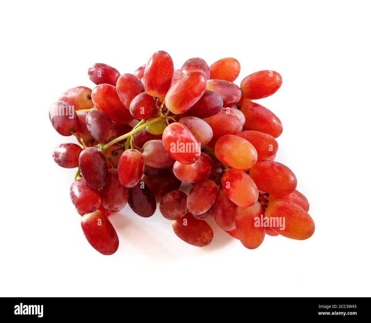 Red Seedless Grape on a White Background Stock Photo - Alamy