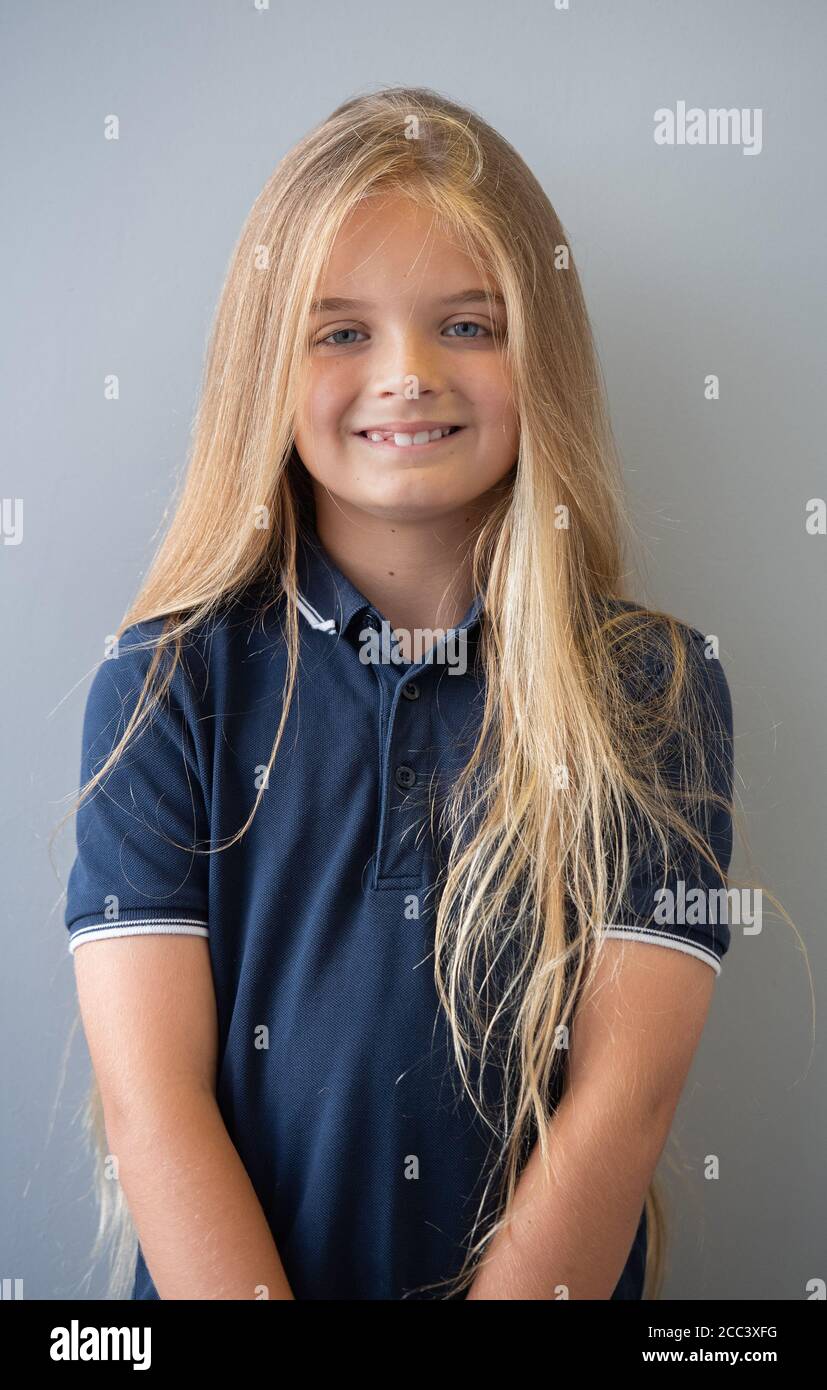 Reilly Stancombe before having his first ever haircut at Masters ...