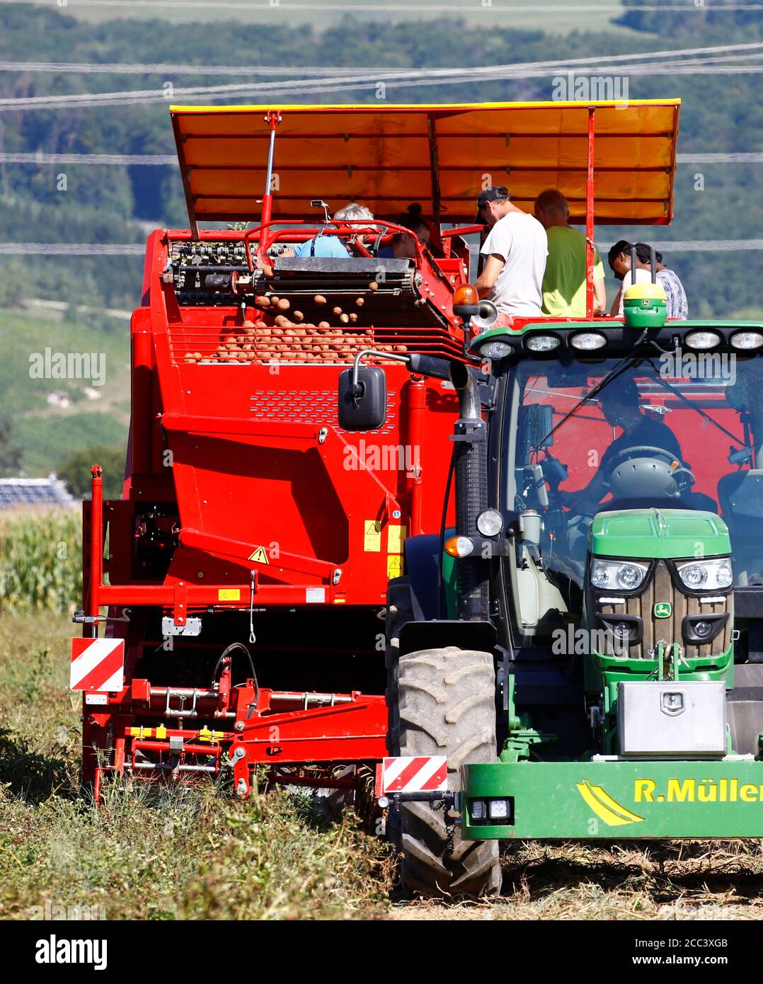 Grimme potato harvester hi-res stock photography and images - Alamy