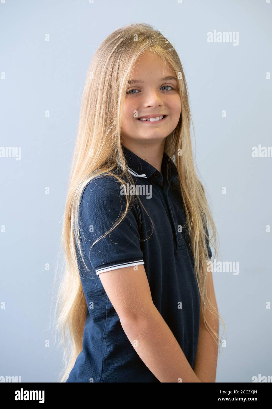 Reilly Stancombe before having his first ever haircut at Masters ...