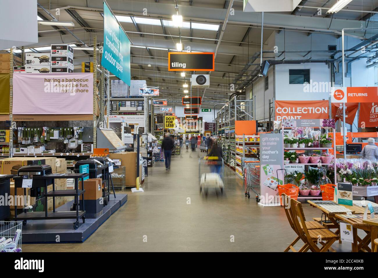 B&Q interior. Abbey Retail Park, Belfast, Belfast, Ireland. Architect ...