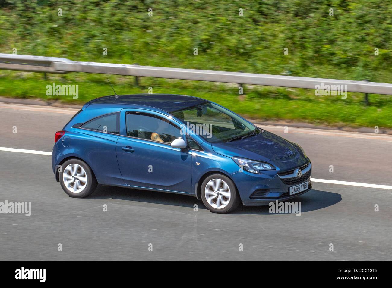 Vauxhall corsa sting blue cars hi-res stock photography and images - Alamy