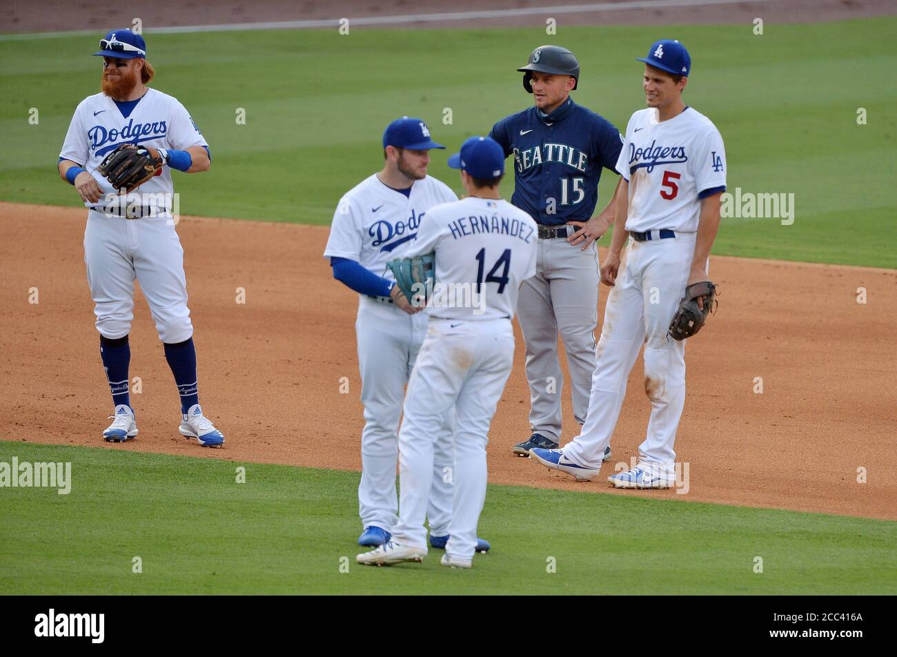 Los Angeles, United States. 19th Aug, 2020. Los Angeles Dodgers' Corey ...