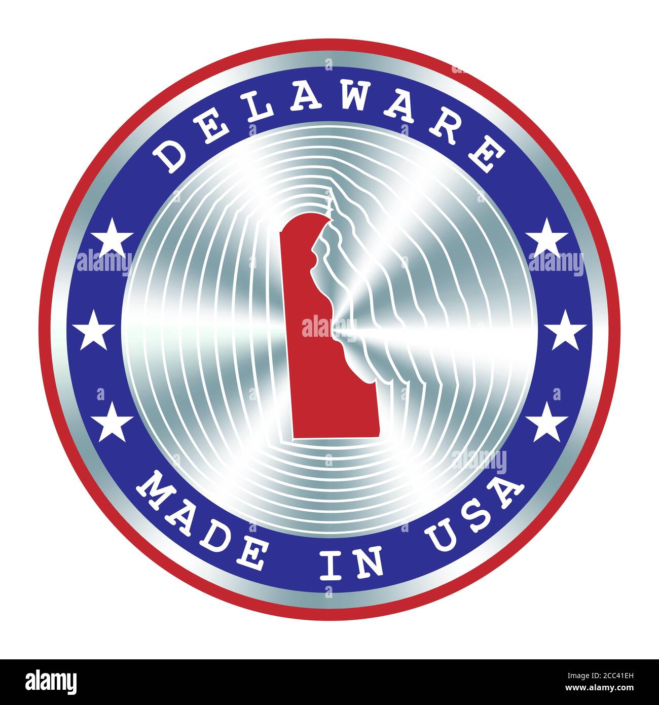America state delaware seal hi-res stock photography and images - Alamy