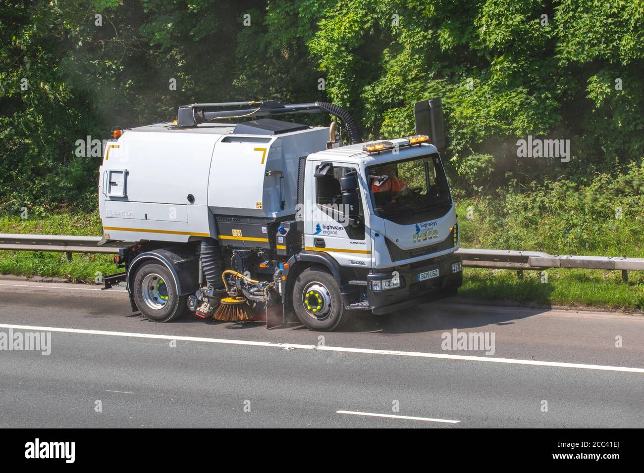 Highways England Haulage delivery trucks, Johnston lorry street ...