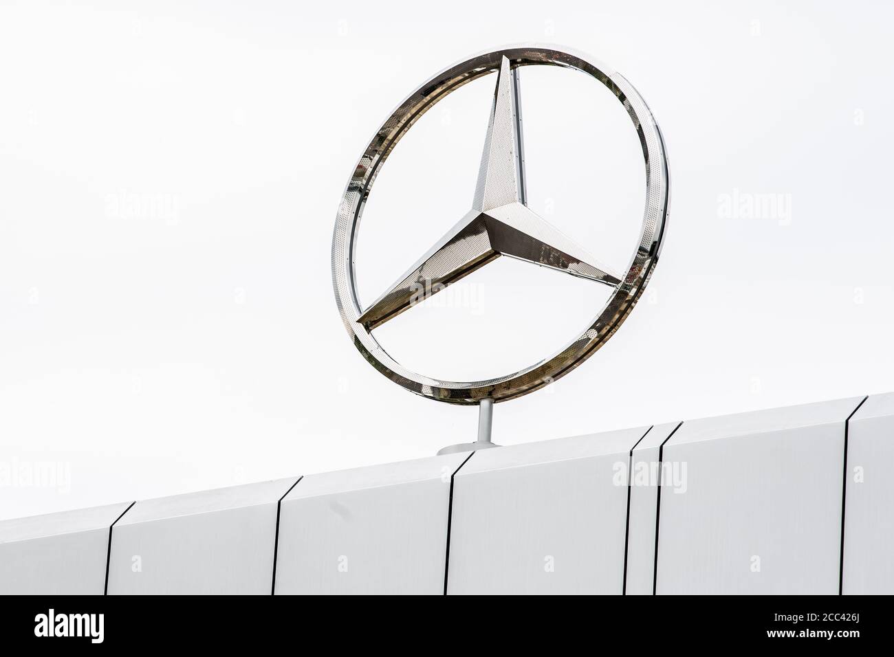 Bamberg, Germany August 15, 2020: Symbolbilder - 2020 Mercedes, star ...