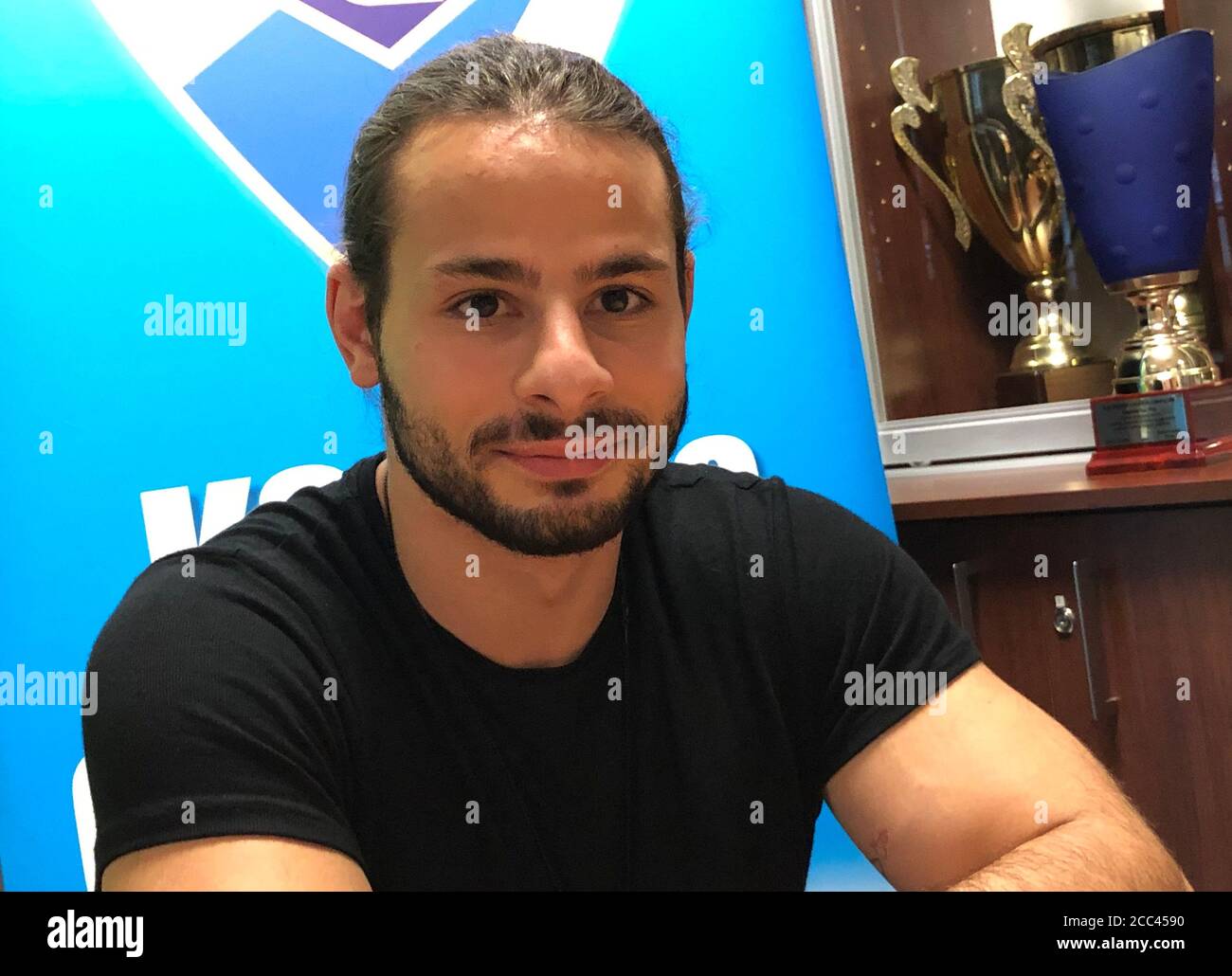 Oswiecim, Poland. 13th Aug, 2020. Eliezer Sherbatov, captain of the ...