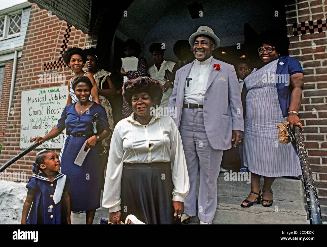 AFRICAN AMERICAN PABTIST CHURCH CONGREGATION WITH PASTOR, ST LOUIS ...
