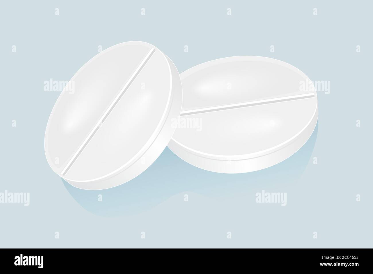 White caplet Stock Vector Images - Alamy