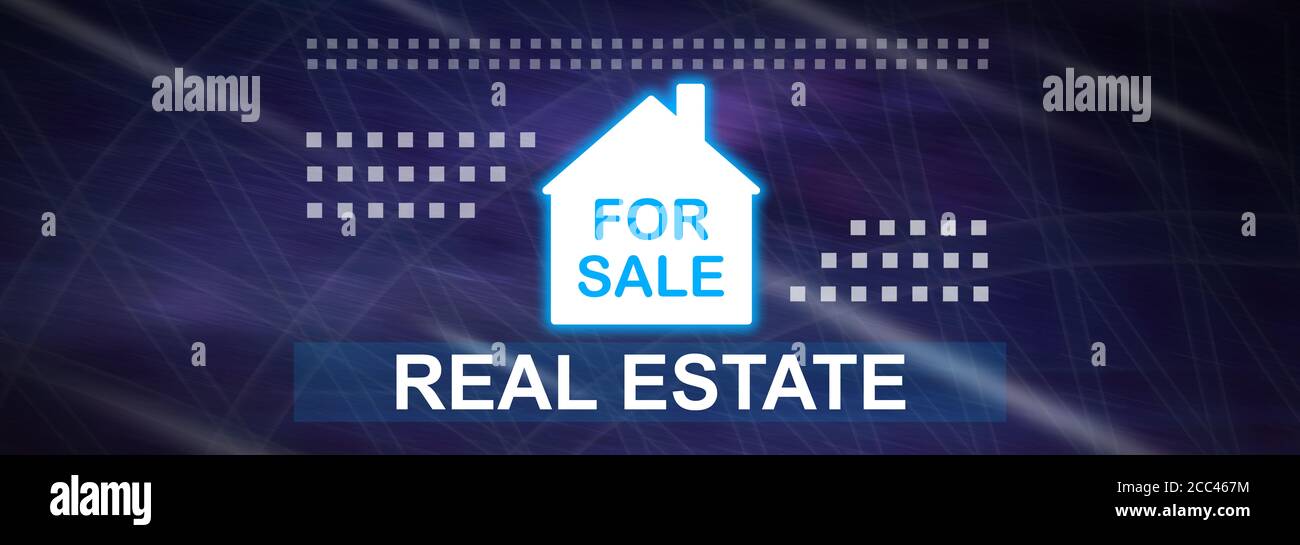 Illustration of a real estate concept Stock Photo - Alamy
