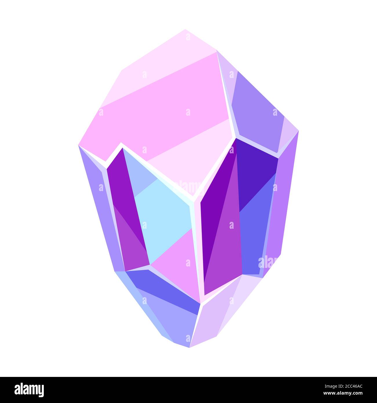 Illustration of crystal or mineral Stock Vector Image & Art - Alamy
