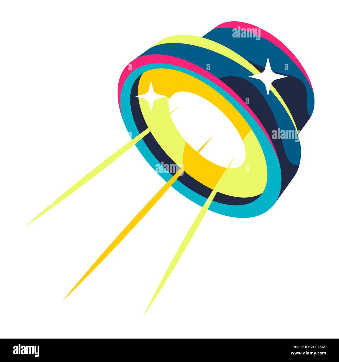 Illustration of electric spotlight Stock Vector Image & Art - Alamy