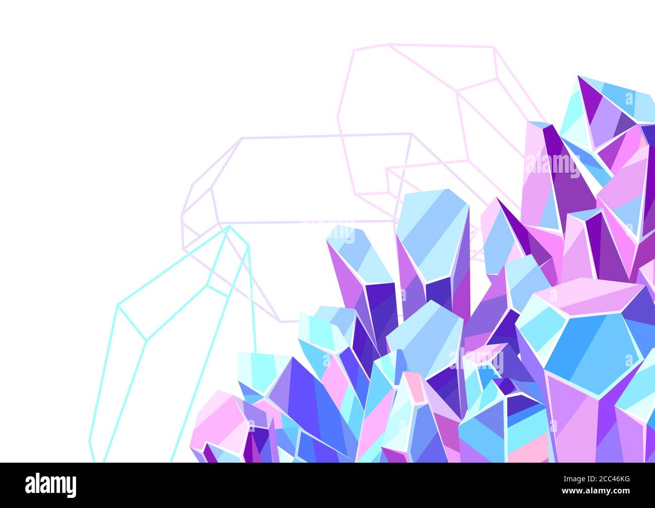 Purple jewelry gemstone background Stock Vector Images - Alamy