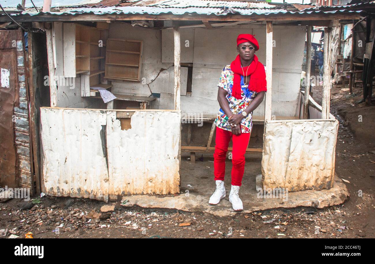 Nairobi, Kenya. 2nd Mar, 2020. Salgado, a young fashionista and stylist ...